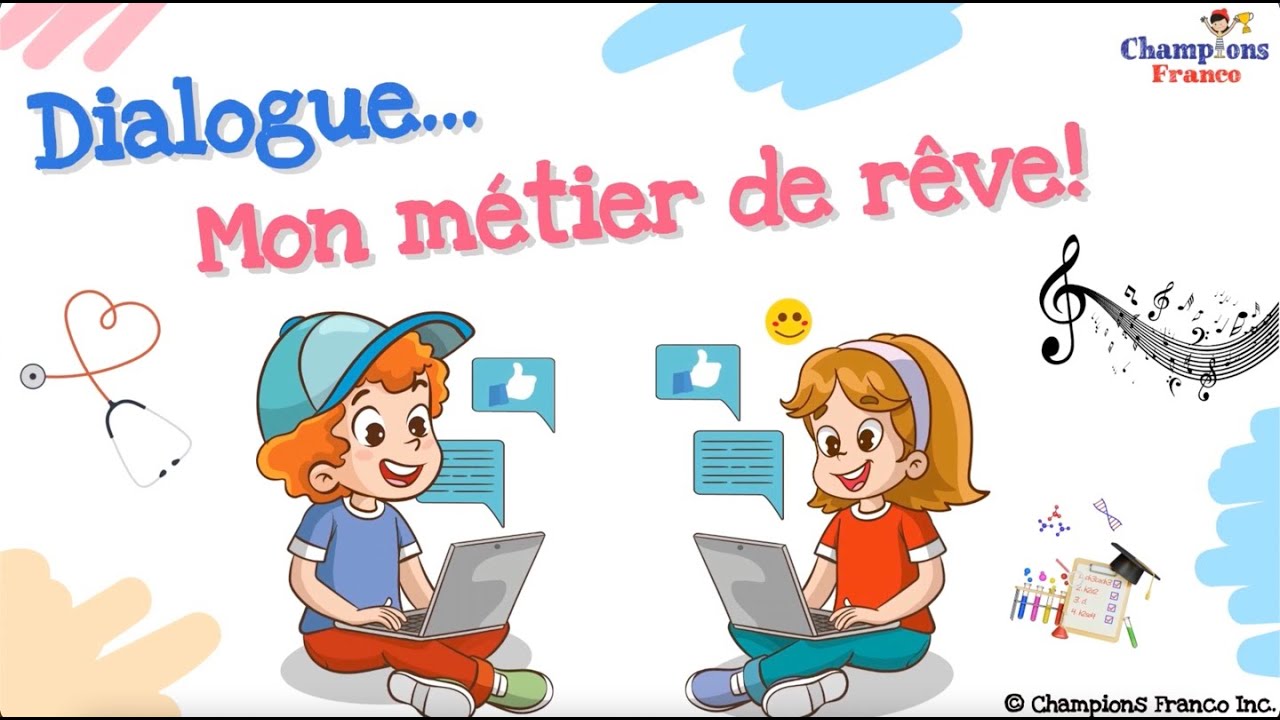 Dialogue quotidien ~ Mon métier de rêve! ~ Jobs in French ~ Real-Life ...