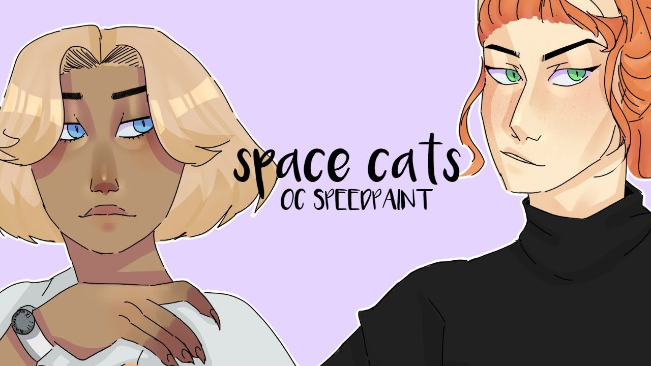 Space Cats | OC SPEEDPAINT - YouTube