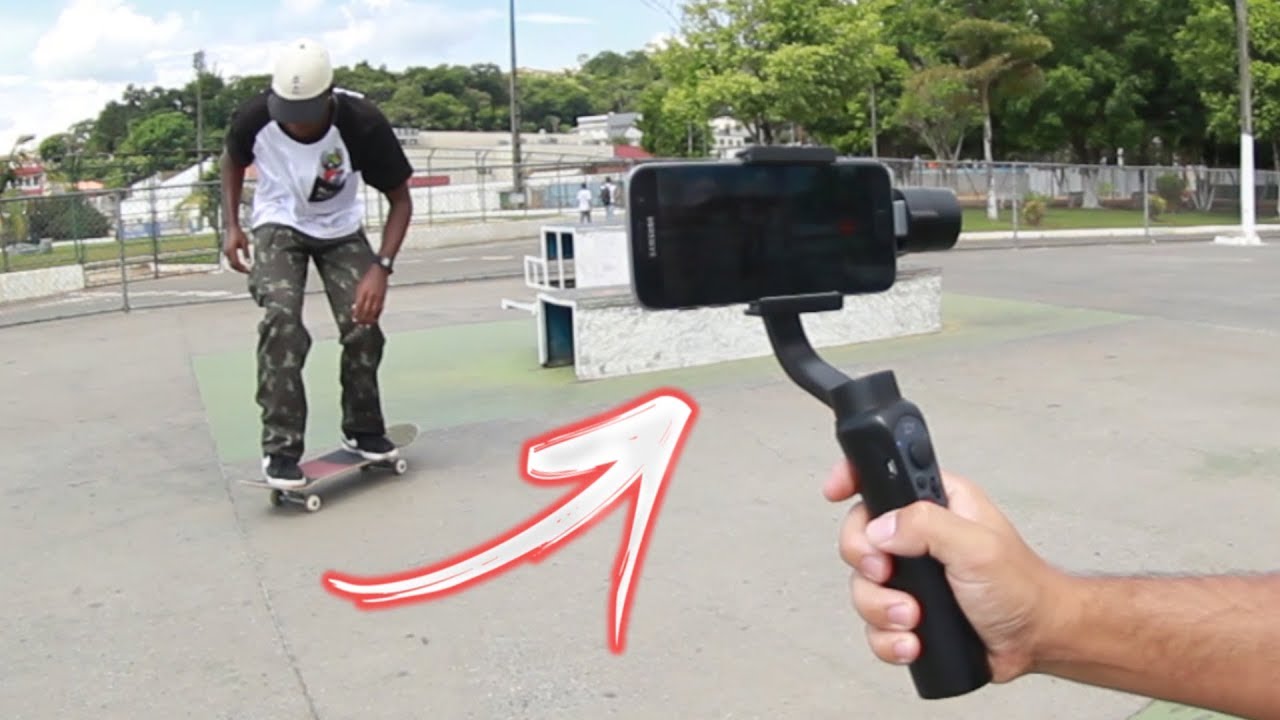 COMPREI UM GIMBAL! E FILMEI COM ELE! - YouTube