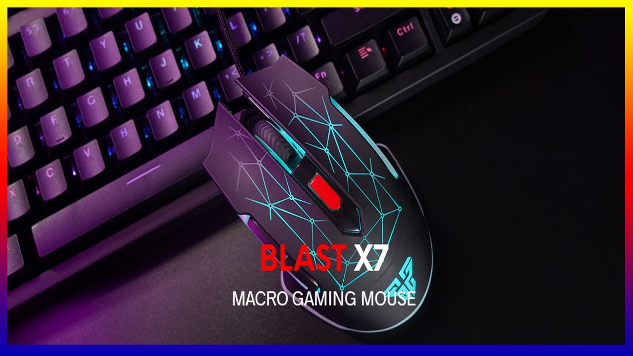 Fantech Blast X7 Macro RGB Gaming Mouse - YouTube
