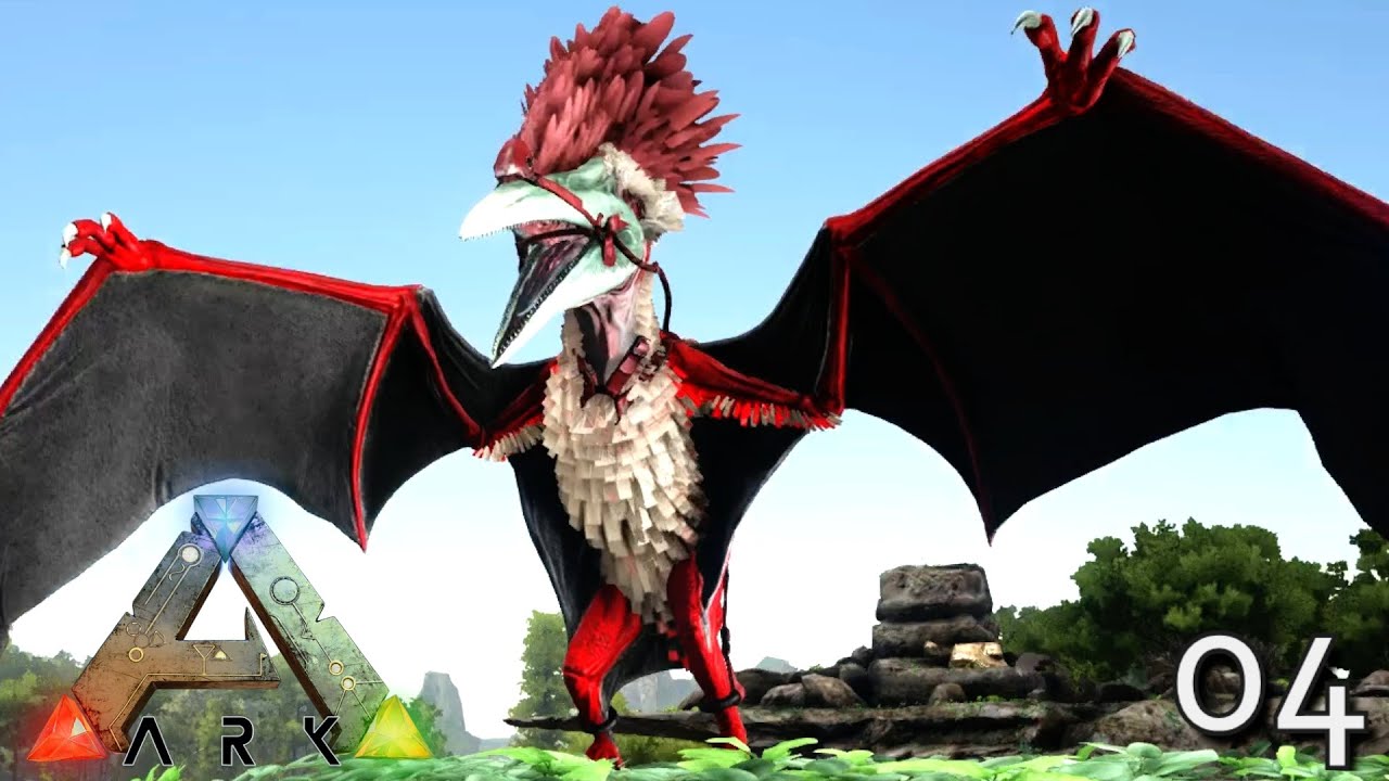 ARK: SURVIVAL EVOLVED - GAME CHANGING GIANT LEATHER WING PTERA ...