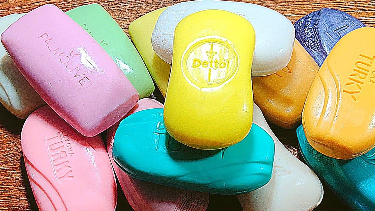 ASMR opening Soap International Satisfying Soaps ASMR Unwrapping ...