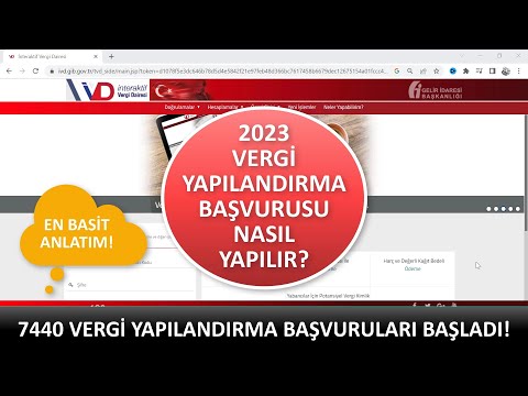 2023 VERGİ YAPILANDIRMA BAŞVURUSU NASIL YAPILIR?