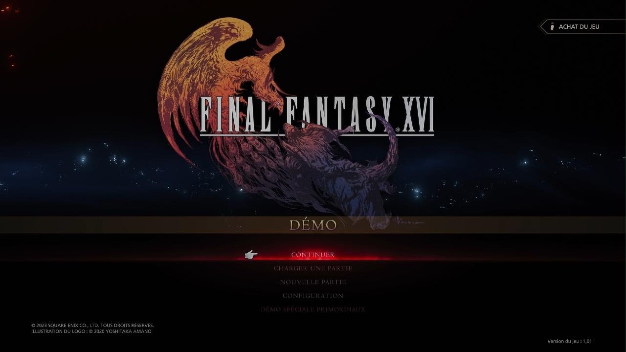 FINAL FANTASY XVI demo Loading! - YouTube