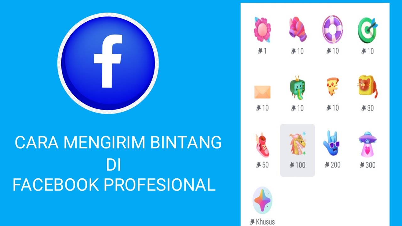 CARA BERBAGI BINTANG DI FB PRO - YouTube