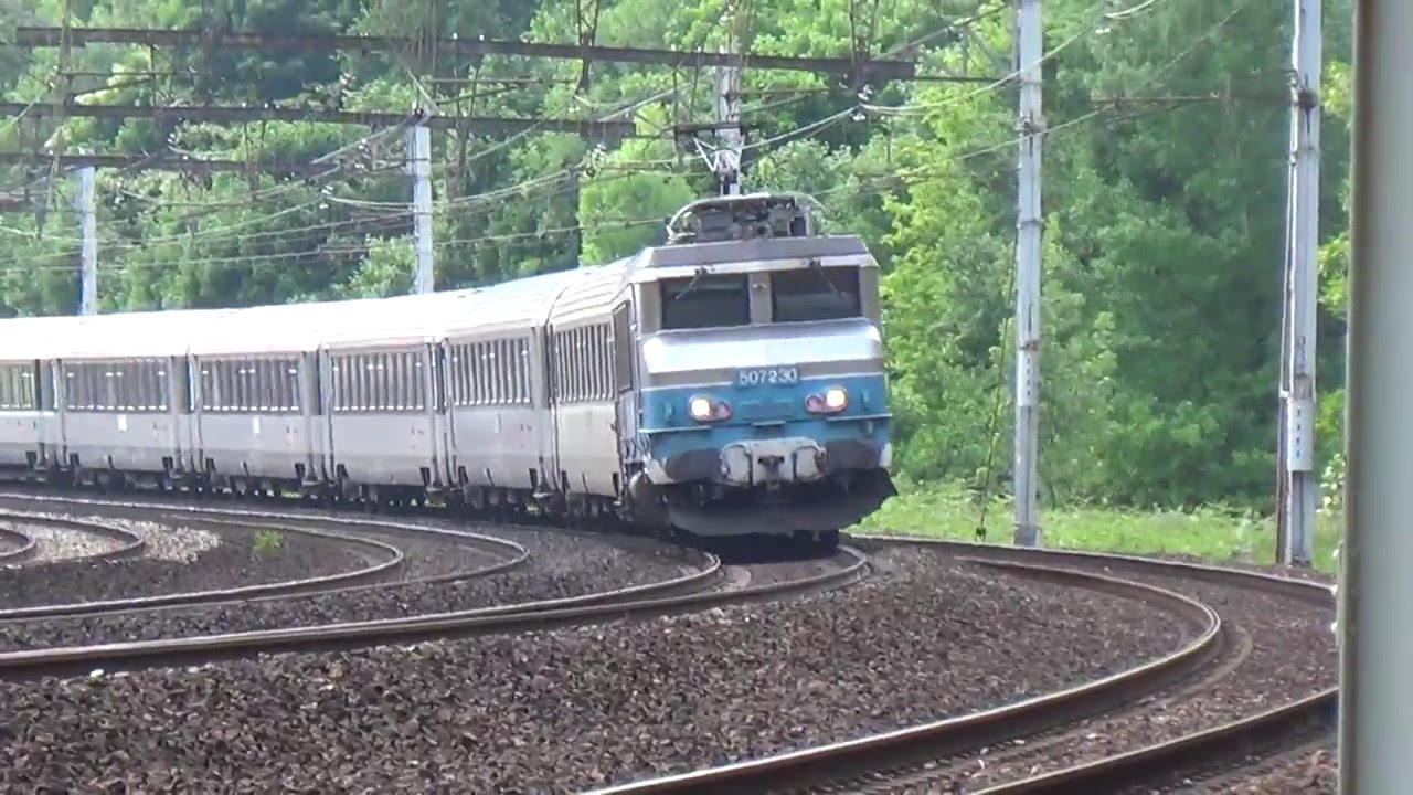 BB 7230 En voyage... avec Intercités - YouTube