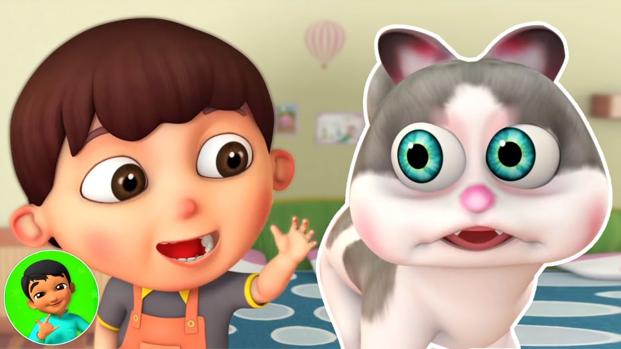 एक बिल्ली हमारी, Cat Song, Nursery Rhymes and Hindi Kavita - YouTube