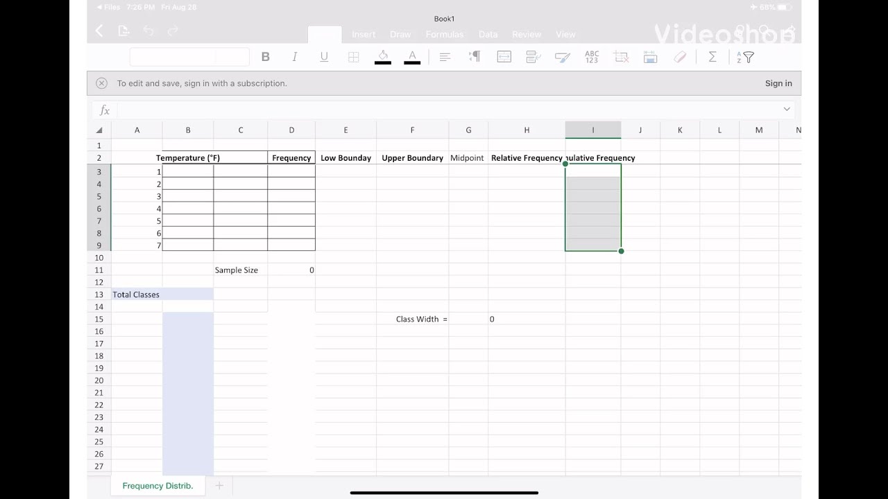 Statistics: Ch.2.1Find Class Widths, Limits, Mdpoints, Boundaries in ...