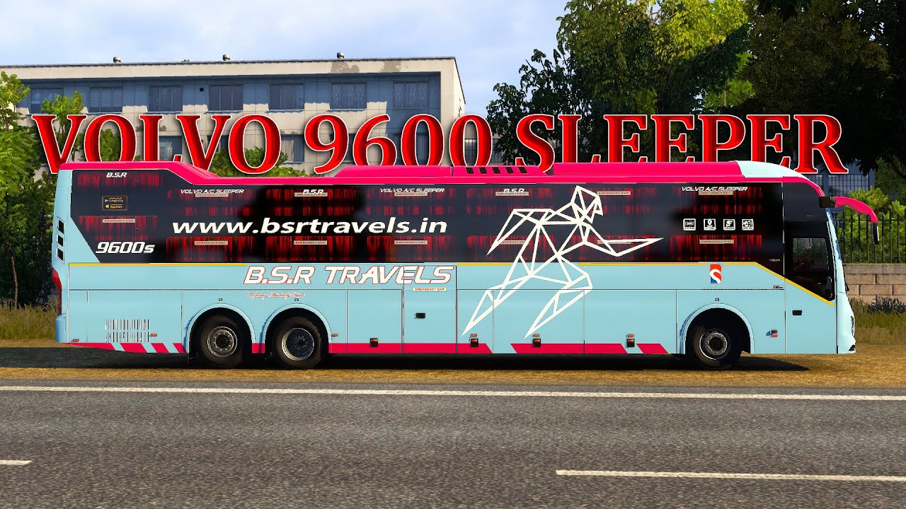 BSR VOLVO 9600 SLEEPER BUS | ACCIDENTS ON THE HIGHWAY |Volvo 9600s mod ...