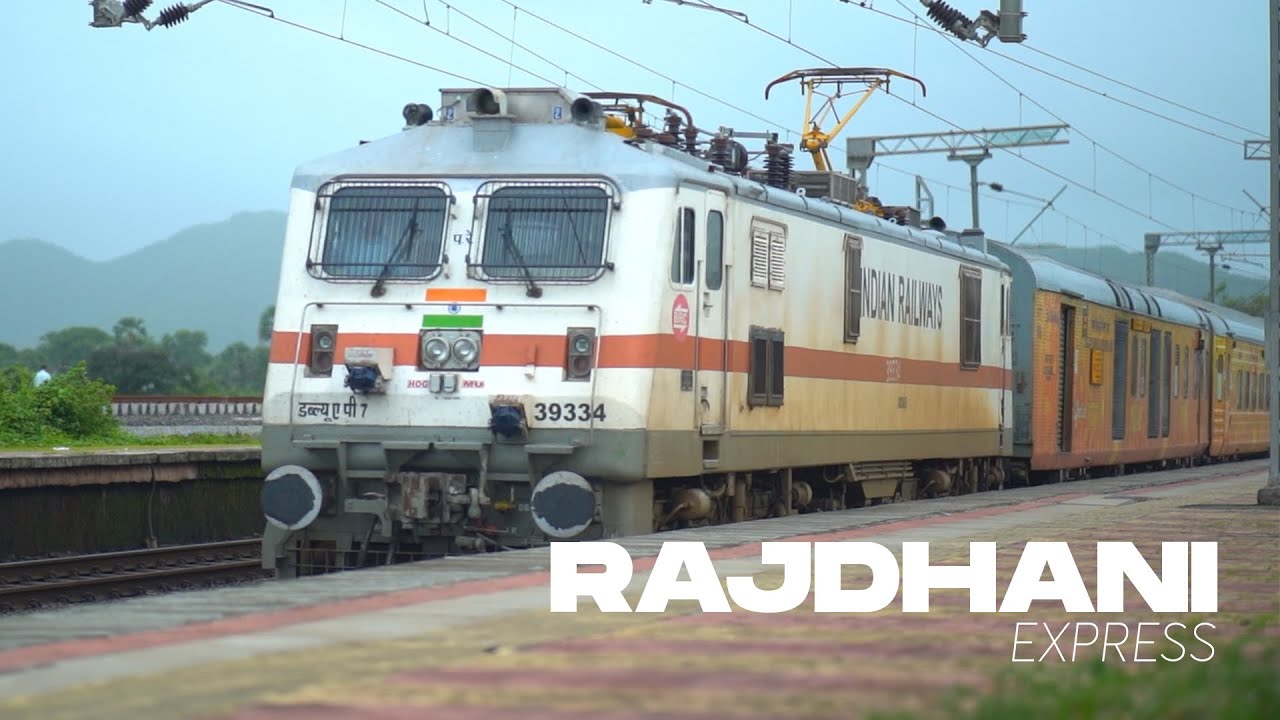 12951 Mumbai Central - New Delhi Rajdhani Express Skipping Vaitarna ...