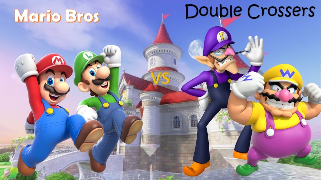 Wario And Waluigi Vs Mario And Luigi