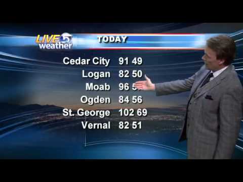 Dan Pope Weather 10 PM KSL-TV, Salt Lake City, Utah Friday July 1, 2011 ...