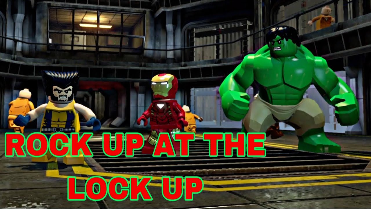 LEGO Marvel Super Heroes - Rock up at the Lock up Level 4 Playthrough ...