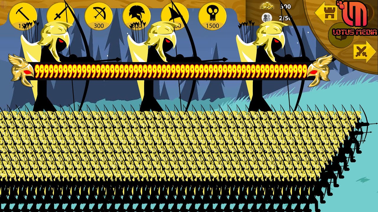 NEW UPGRADE POWER OF GOLDEN ARCHIDON ARMY | STICK WAR LEGACY ...