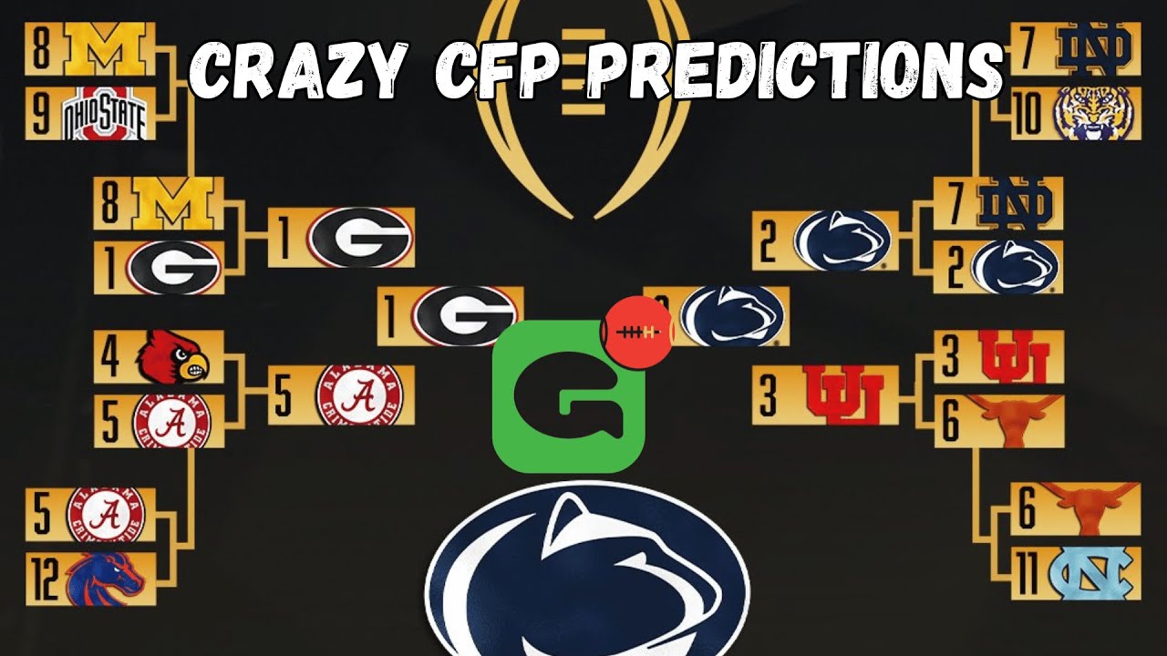 College Football Playoff PREDICTIONS FROM ESPN...These predictions are ...
