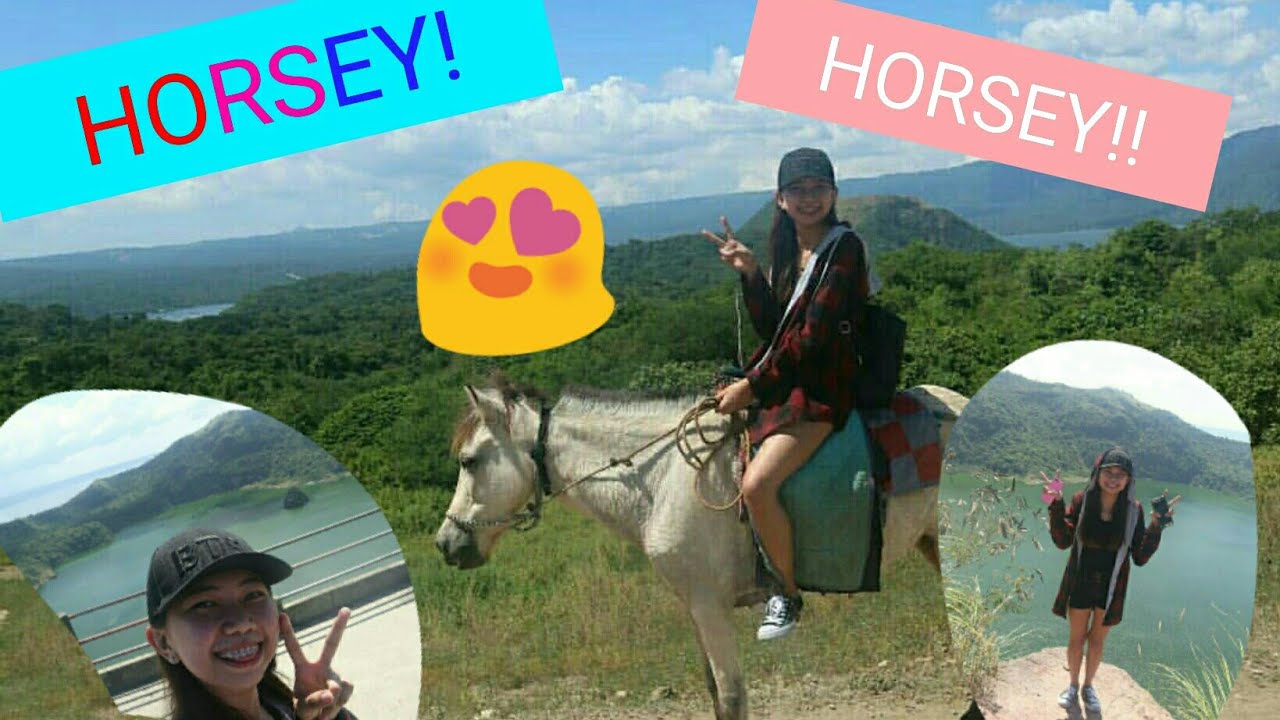 SOBRANG INIT!! Horse Back Riding @ Taal Volcano 😂😂😂#gala #travel - YouTube