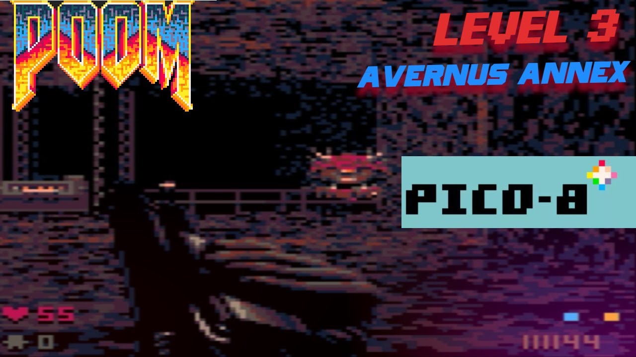 Прохождение POOM (PICO-8) LEVEL 3: Avernus Annex (Пристройка) | No ...