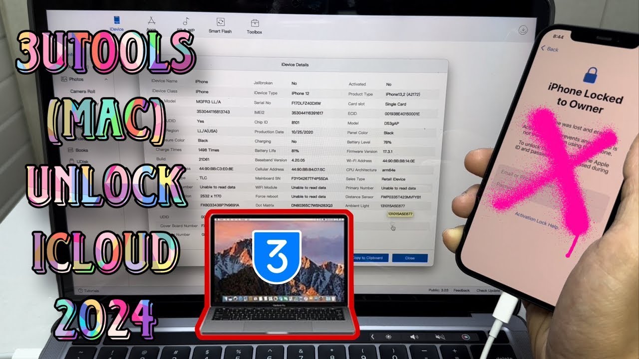 3uTools Unlocker - iPhone Unlock iCloud With 3uTools On MacBook 2025 - YouTube
