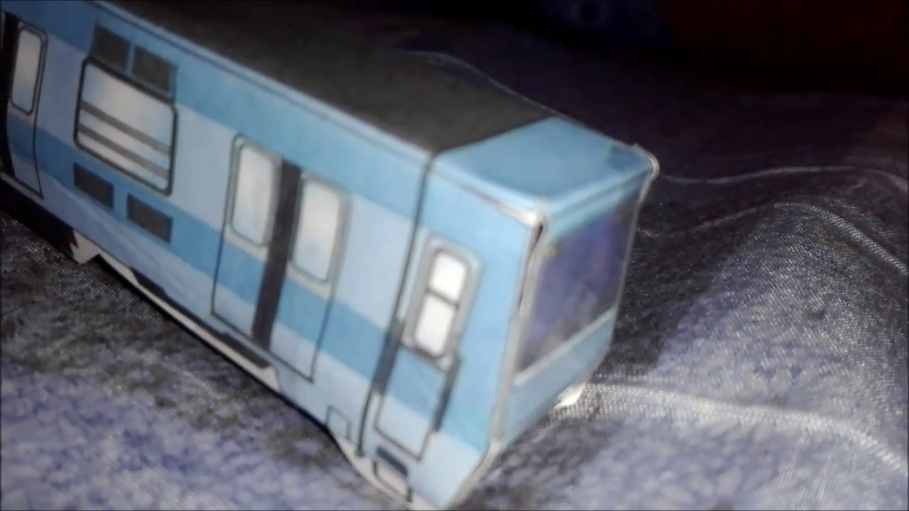 Maquetas De Impreoras del metro de santiago NS 88 (Antiguo 90s) - YouTube