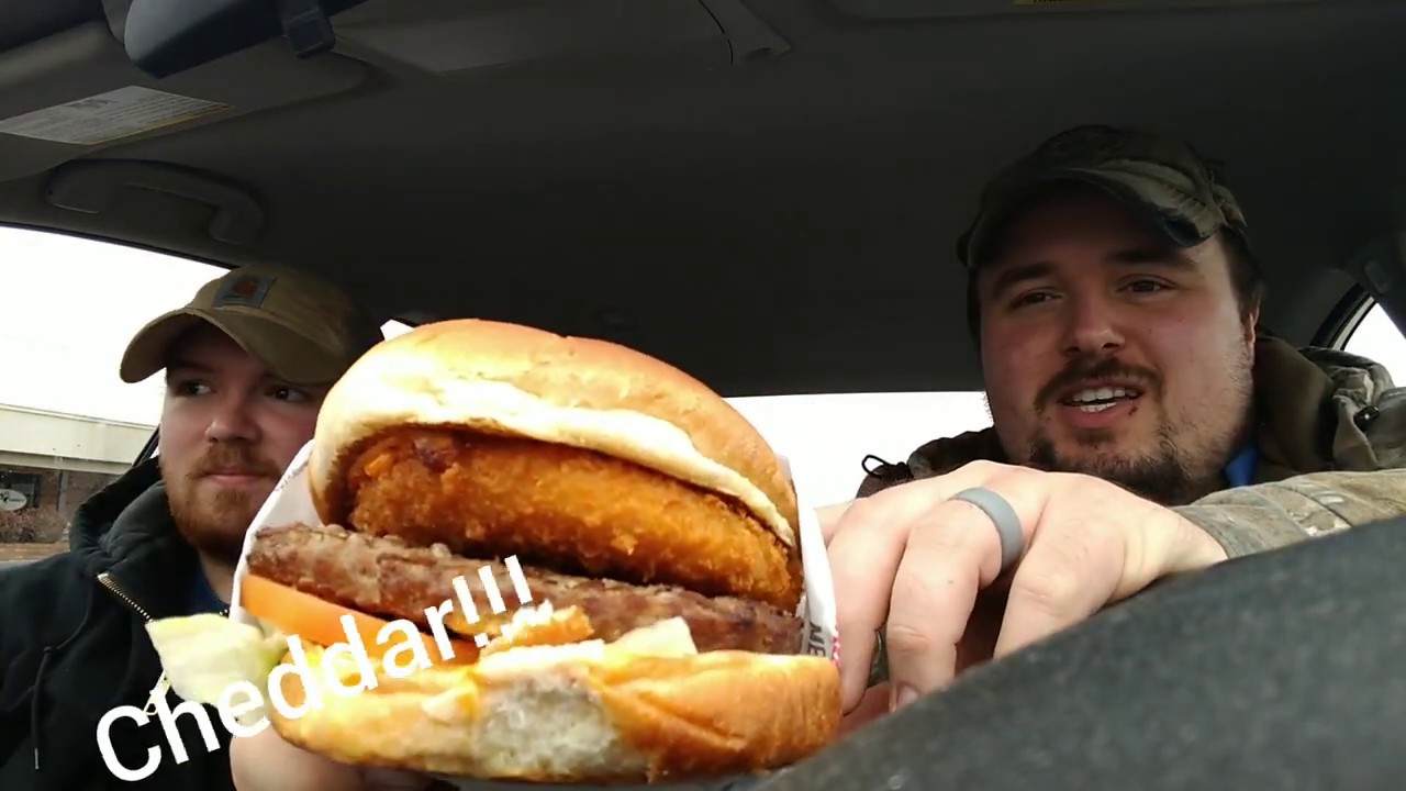 Hardee's BFC (Big Fried Cheese) Burger!! - YouTube