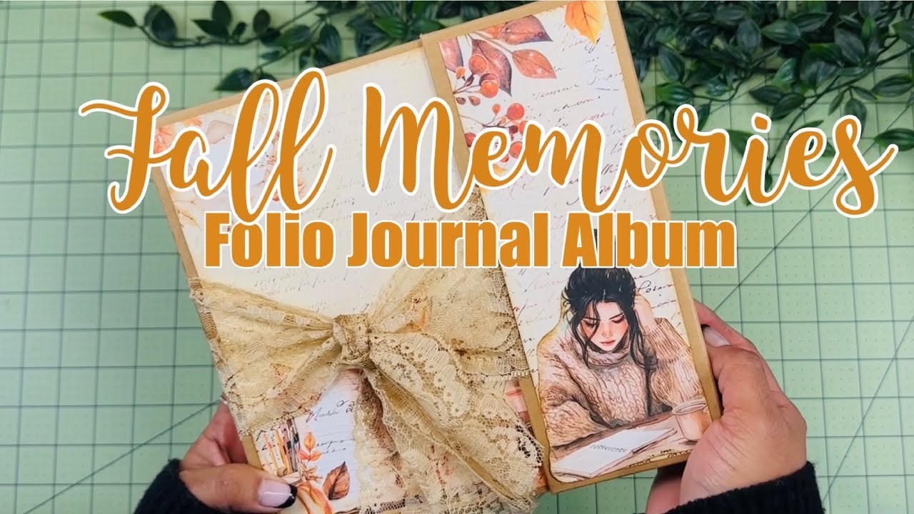 Fall Memories Folio Journal Album - YouTube