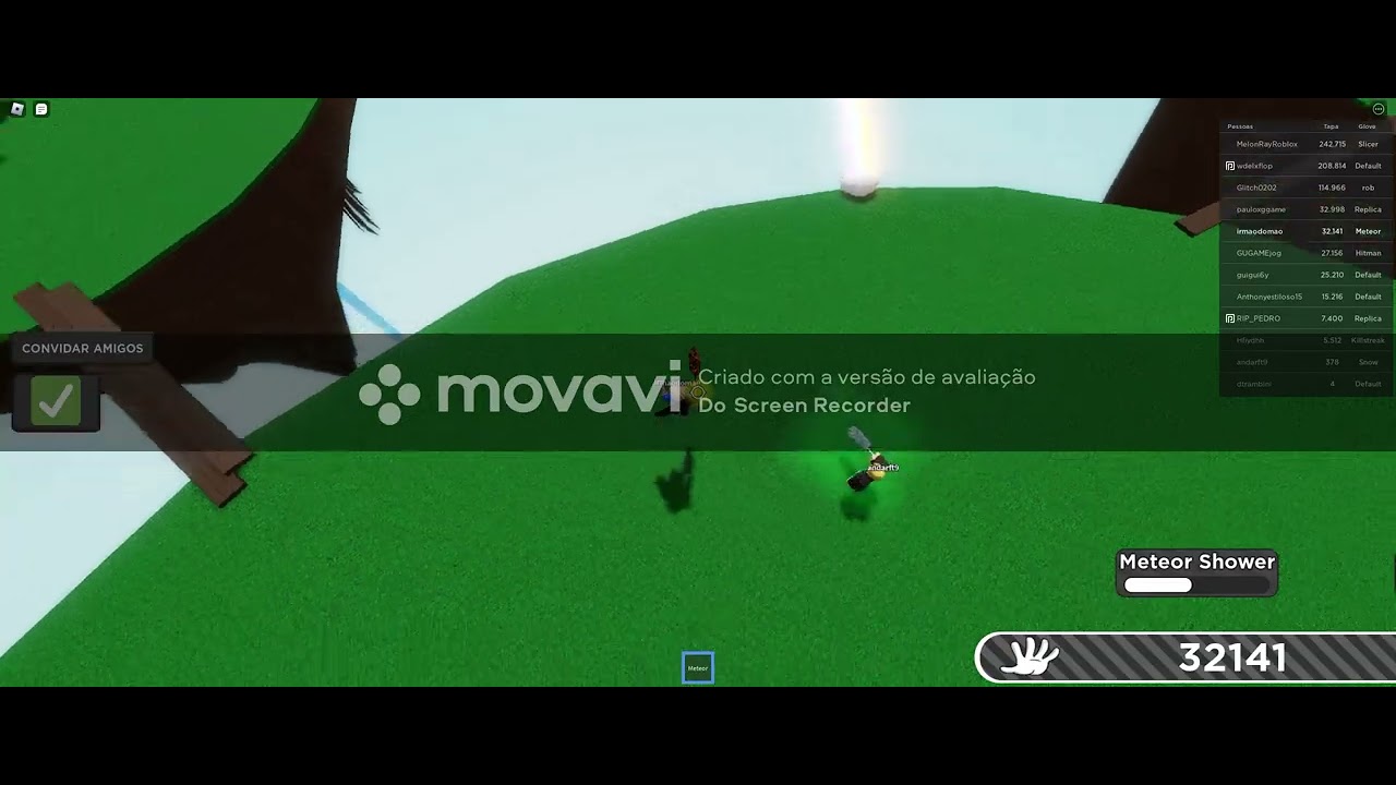 testando meteor slap battles - YouTube