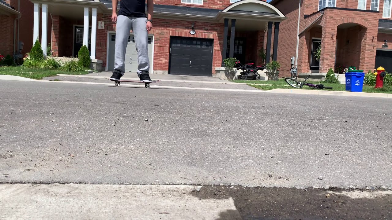 Flat Ground Skateboarding Milton Ontario Aug 2019 - YouTube