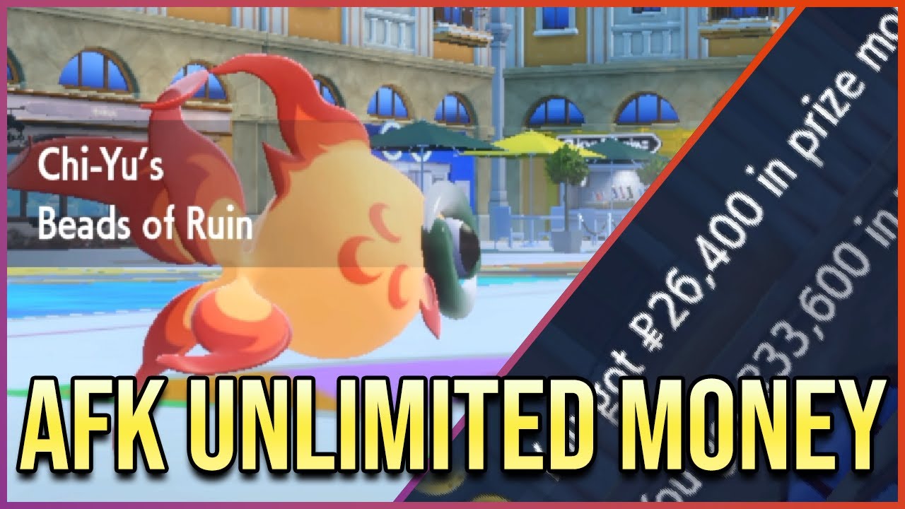 EARN UNLIMITED MONEY WHILE AFK! in Pokemon Scarlet and Violet! - YouTube