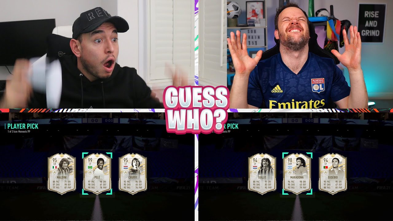 GOING OUT WITH A BANG!!! Icon Moments ONLY Guess Who FIFA vs ...