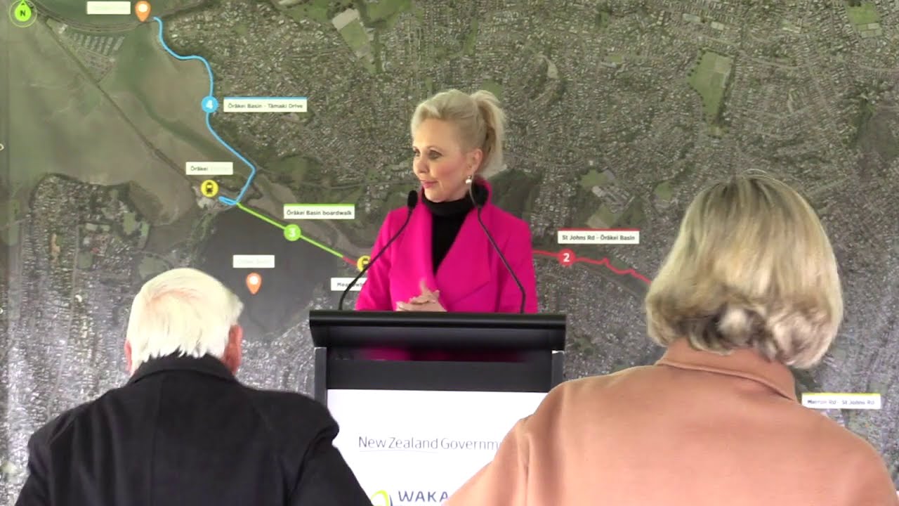 Highlights of speeches at sod turning event for shared path in the ...