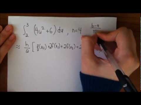 Trapezoidal Rule Example [Easiest Way to Solve] - YouTube