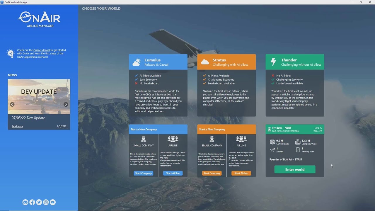 OnAir FS2020 Career Management Add-On - YouTube