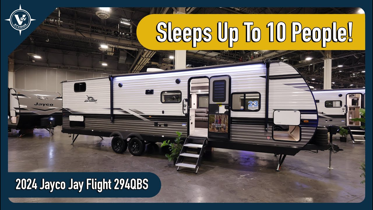 Under 40 Feet and Sleeps 10 PEOPLE With Ease! | 2024 Jayco Jay Flight ...