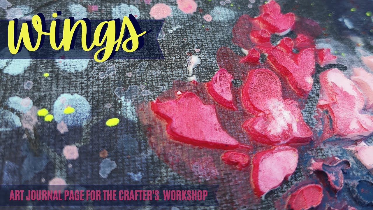 Art Journal Page - WITH WINGS - TCW Design Team 2020 - YouTube