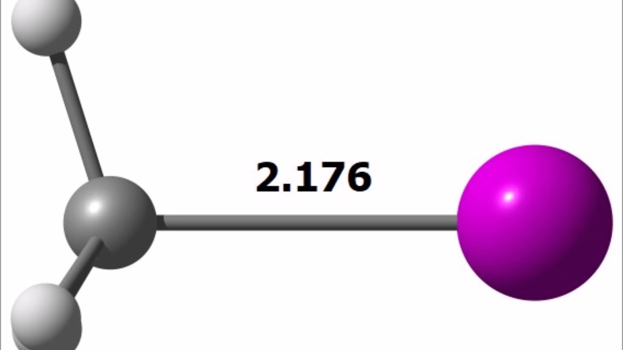 Transition states of SN₂ reactions - YouTube