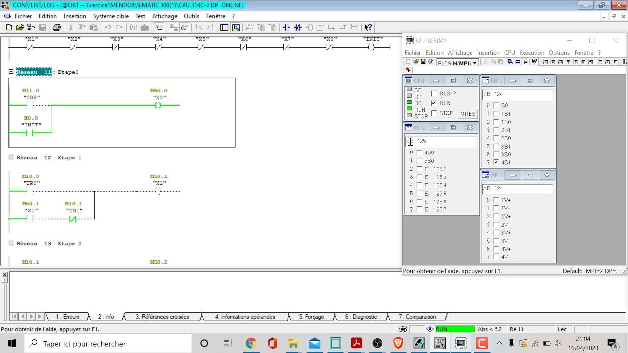 Méthode de créer un projet sur STEP7 | Le programme Ladder sur STEP7 ...