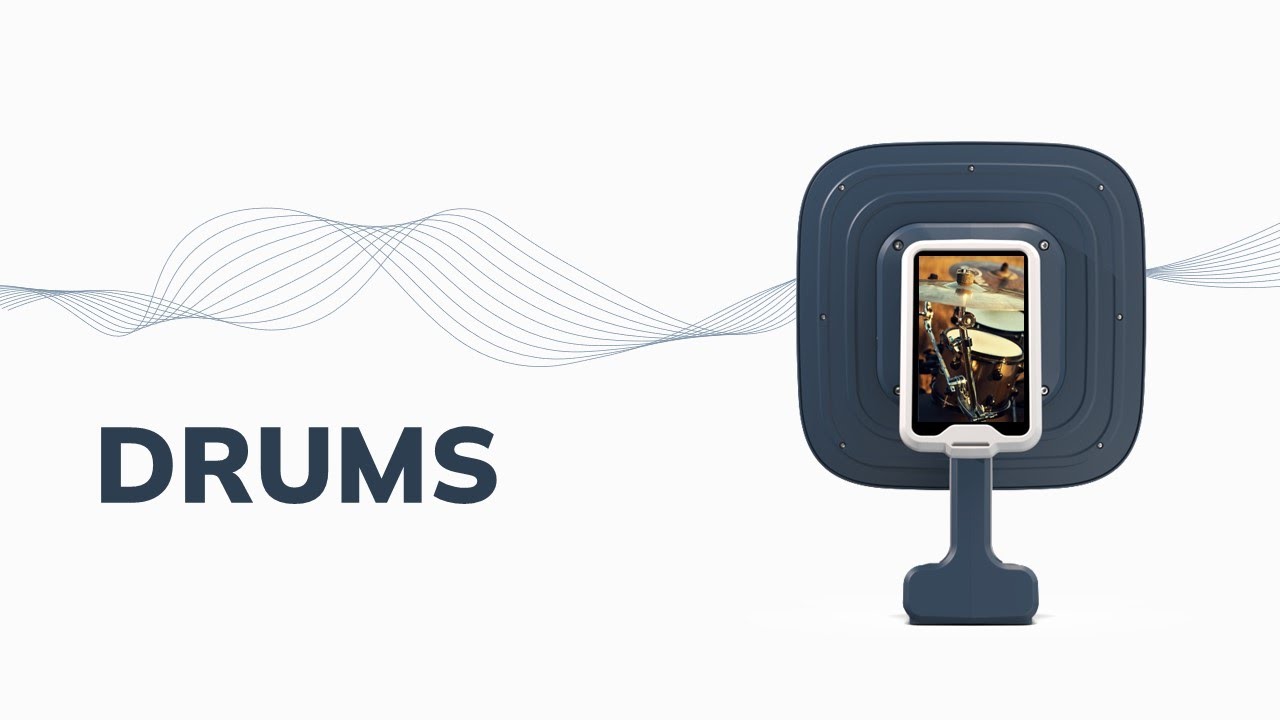 Drumming sound visualization | Sorama Acoustic Camera - YouTube
