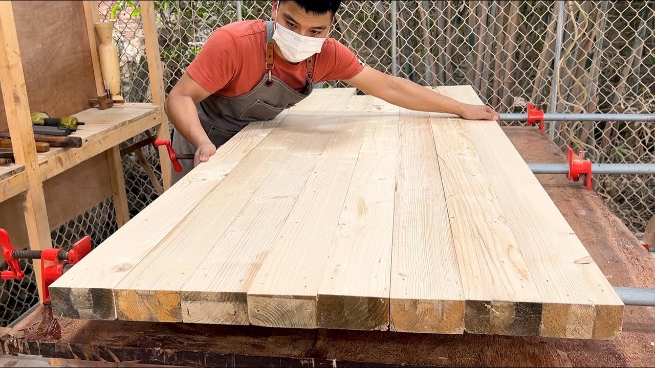 Can You Believe It? This Guy Used Old Pine Wood To Create a Super Large ...