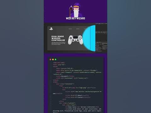 Responsive Gamepad Landing Page Using HTML & CSS 🔥 - YouTube