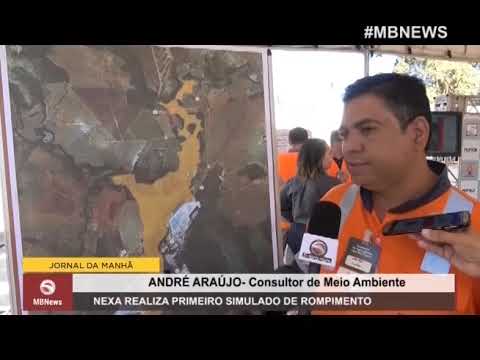 BARRAGENS DE PARACATU | NEXA REALIZA PRIMEIRO SIMULADO DE ROMPIMENTO ...