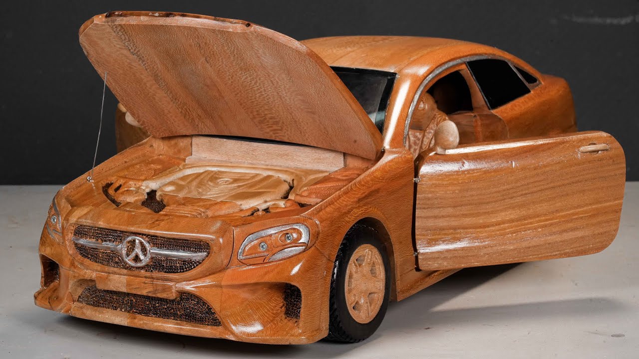 How to Make Mercedes-Benz E-Class Coupe W238 (2017) Out of Wood ...