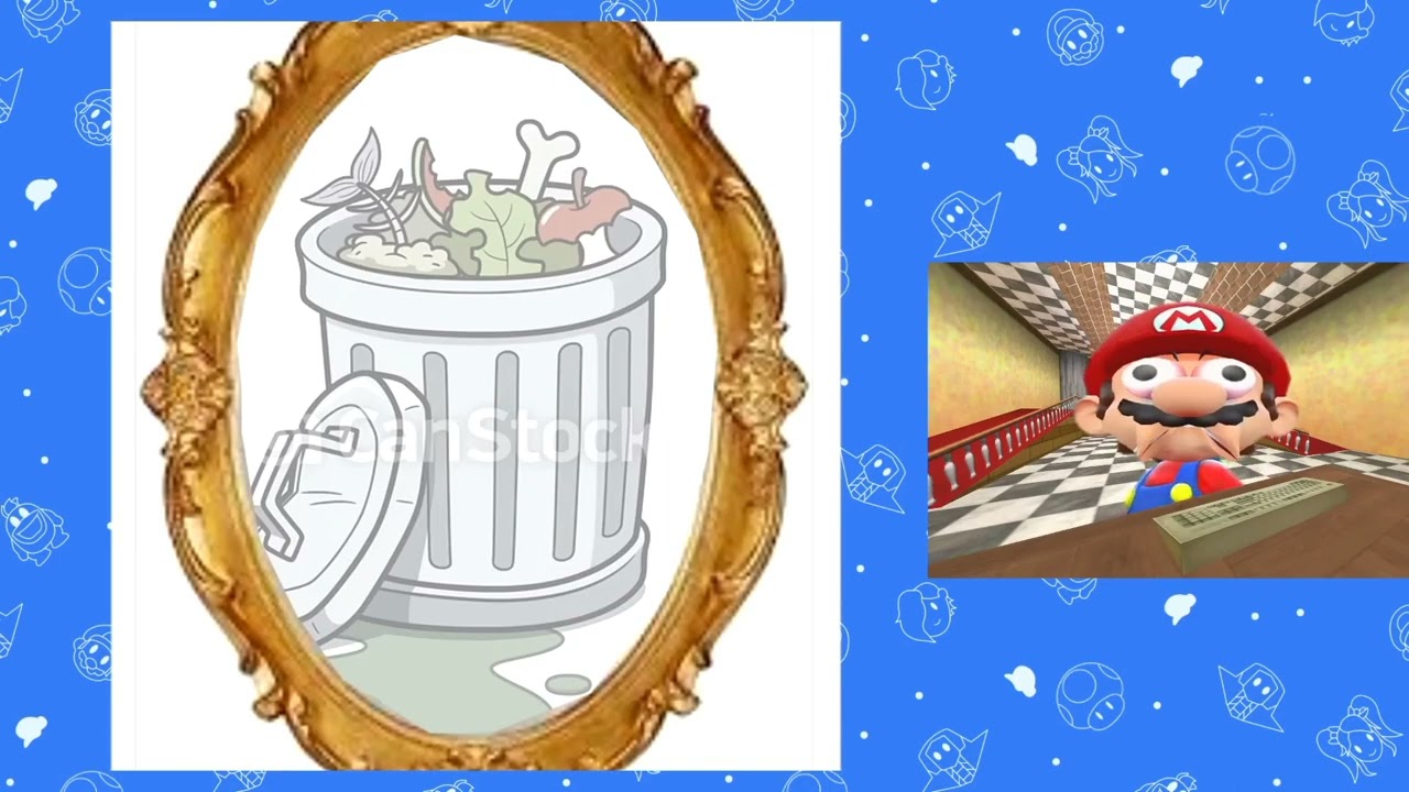 SMG4 - Mario Get Roast By A Trash Bin - YouTube