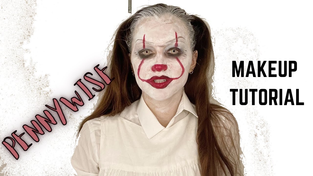 TO: Pennywise Klaun | Jednoduchý Makeup Tutorial - YouTube