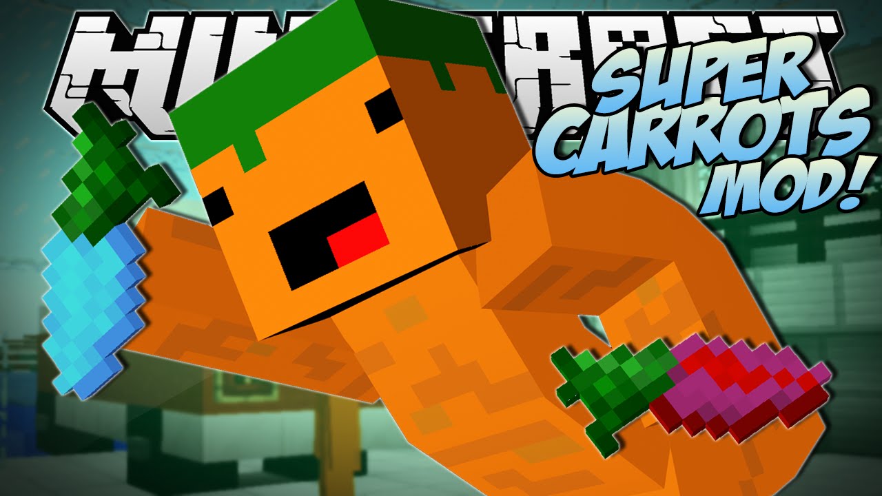 Minecraft | SUPER CARROTS MOD (Sir Carrot is BACK!!) | Mod Showcase - YouTube