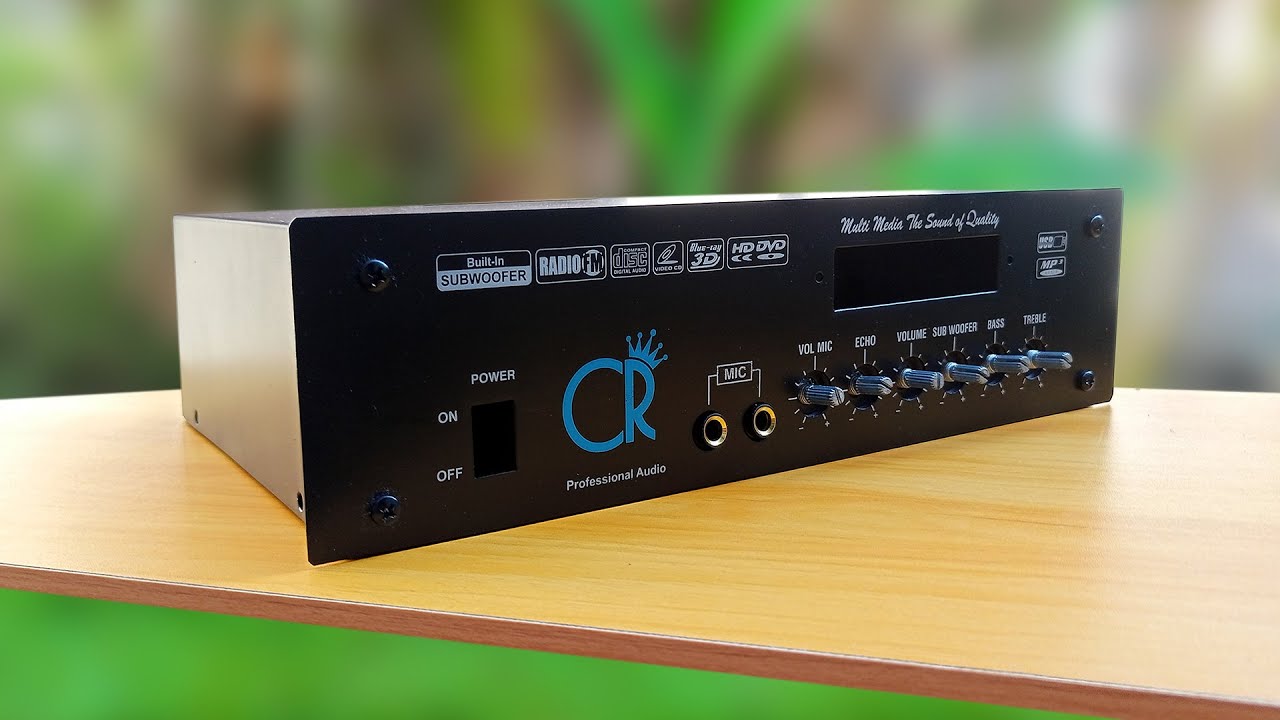 review box power amplifier multimedia merek cr harga 90 ribuan - YouTube