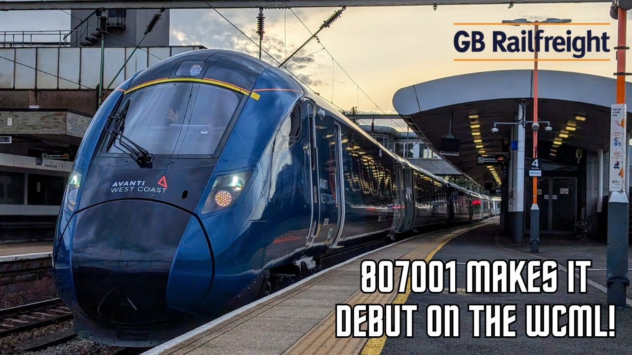 807001 DEBUTS in Full Livery on the WCML 04-05/07/24 - YouTube