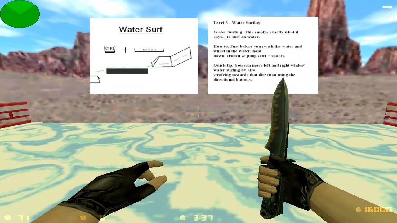 Tutorial - Counter strike 1.6 - Surf Mod - (HD) - YouTube