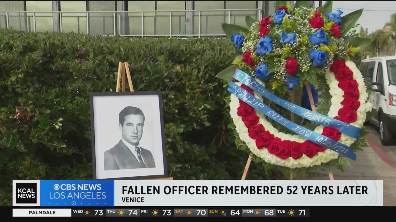 Fallen LAPD officer honored 52 years after he was killed in the line of ...