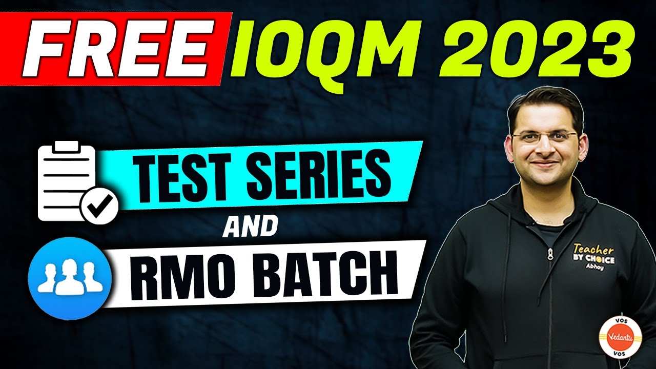 FREE IOQM 2023 Test Series and RMO Batch | Maths Olympiad | IOQM 2023 ...