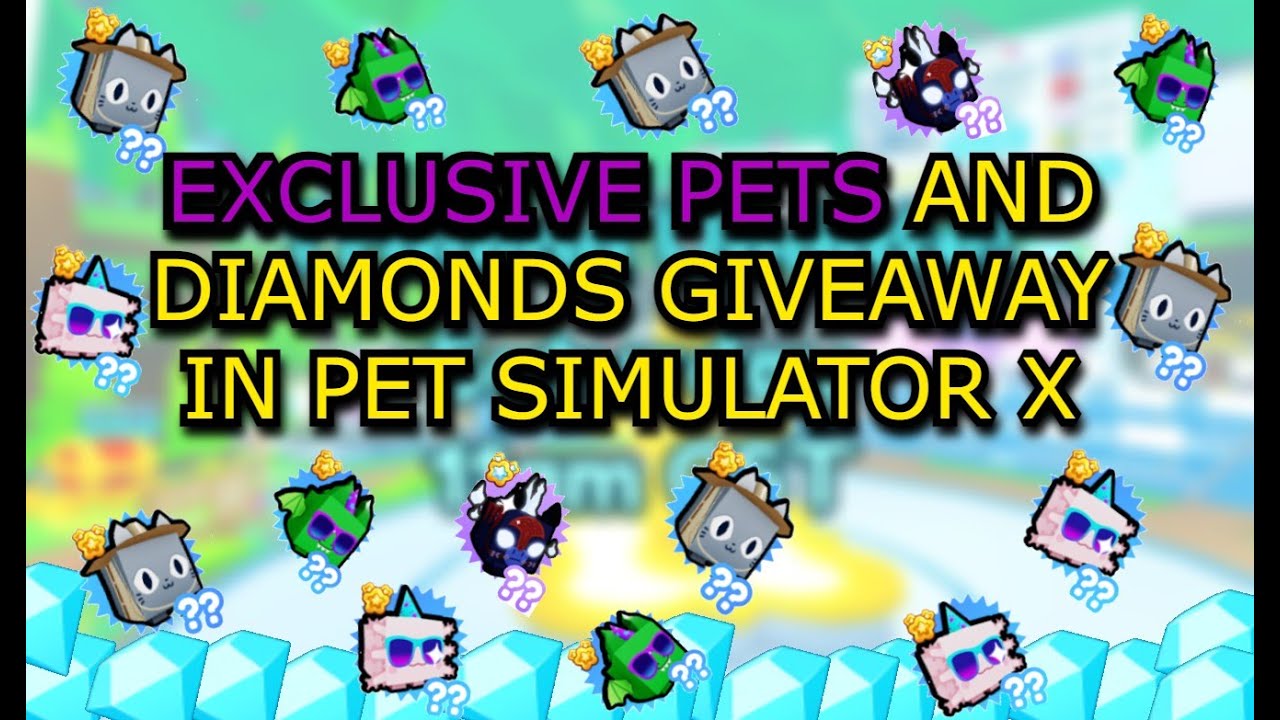 🔴LIVE EXCLUSIVE PETS AND DIAMONDS GIVEAWAY/ JOIN IN! (Roblox)(PET ...